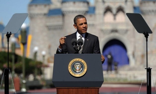 Video: President Obama talks tourism inside Magic Kingdom at Walt ...