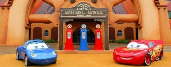 Inside the Cars wing of Disney's Art of Animation Resort where Walt ...
