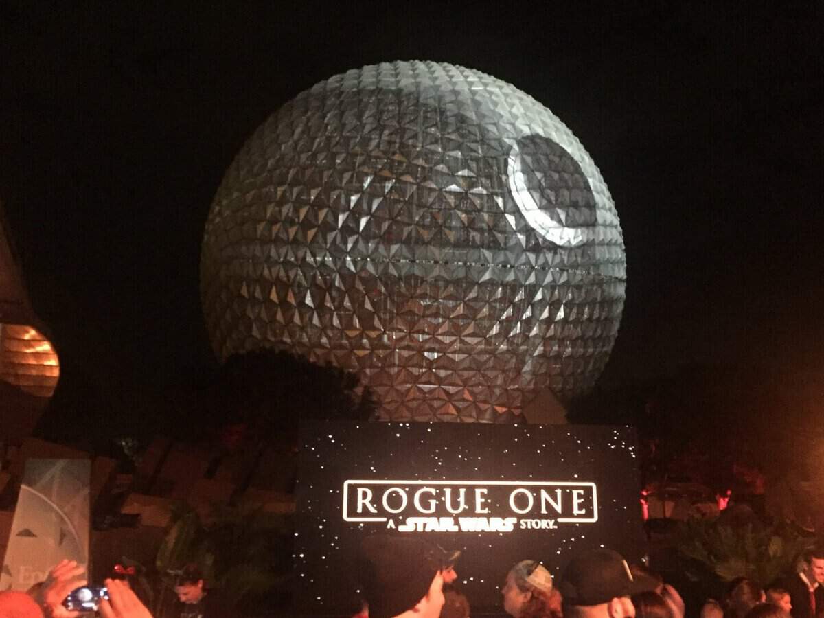 VIDEO: Walt Disney World debuts the Death Star at Epcot as Star Wars ...