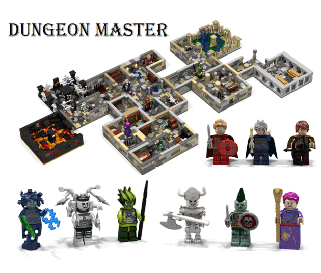 "Dungeon Master" LEGO adventure set would let you build your own RPG lair