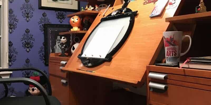 At Home Imagineering: Artist creates art studio inspired by Walt Disney