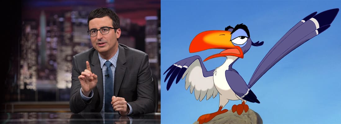 Comedian John Oliver to voice Zazu in Disney's "The Lion King" remake
