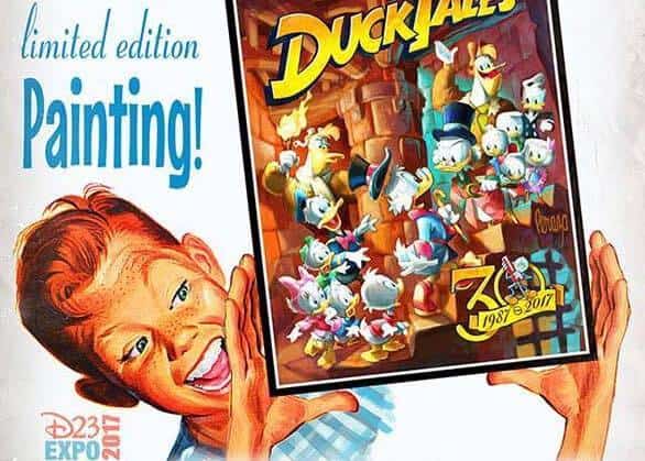 Limited edition "DuckTales" painting by Disney artist Mike Peraza ...