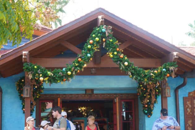Christmas decorations arrive at Epcot and Disney's Animal Kingdom