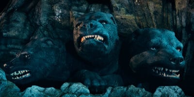 First look at Fluffy on Hagrid's Magical Creatures Motorbike Adventure ...