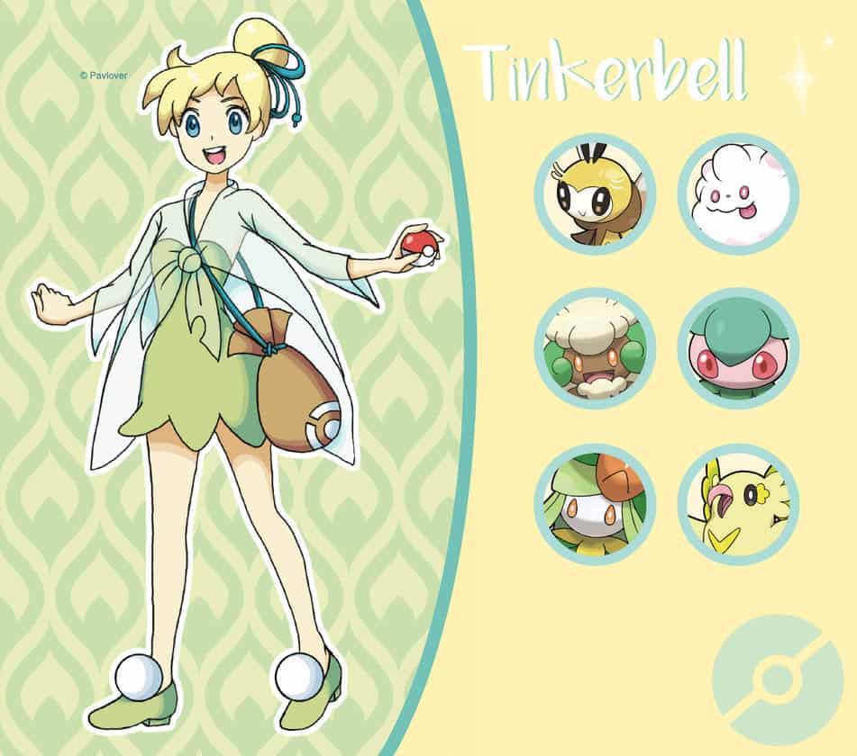 Artist reimagines Disney Princesses as Pokémon trainers