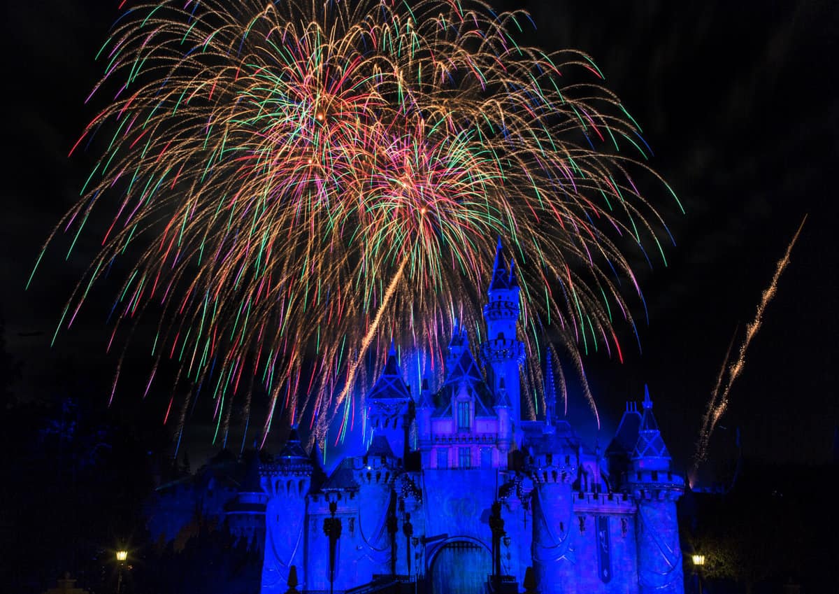 Best Places to View Disneyland Fireworks