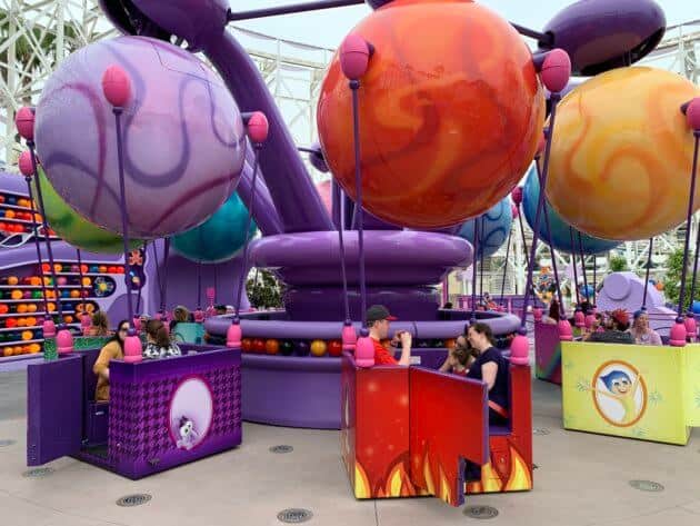 Inside Out Emotional Whirlwind officially opens at Disney California ...