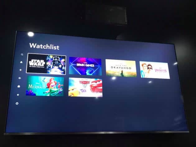 First look at Disney+ Interface