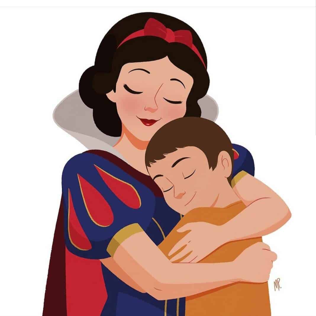 Creative artwork shows boys love Disney Princesses, too