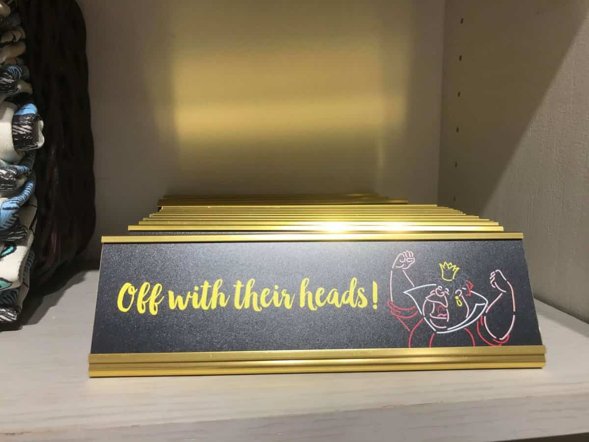 Brand new Disney-themed desk plaques arrive in Disney Parks