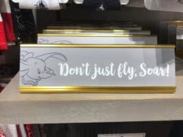 Brand new Disney-themed desk plaques arrive in Disney Parks