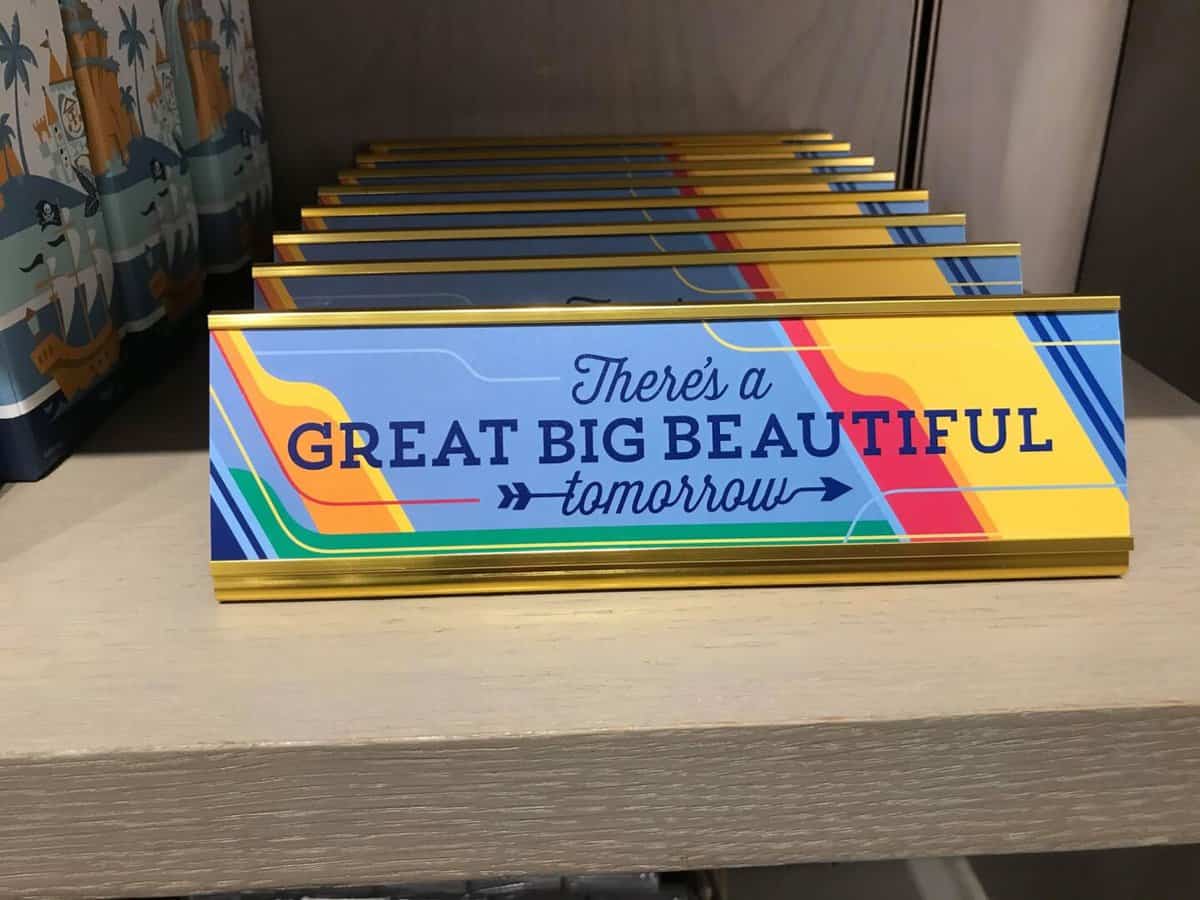Brand new Disney-themed desk plaques arrive in Disney Parks