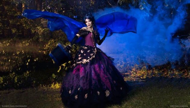 Custom Madame Leota Gown materializes in photos and video