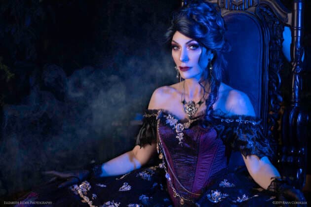 Custom Madame Leota Gown materializes in photos and video