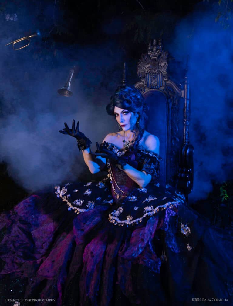Custom Madame Leota Gown materializes in photos and video