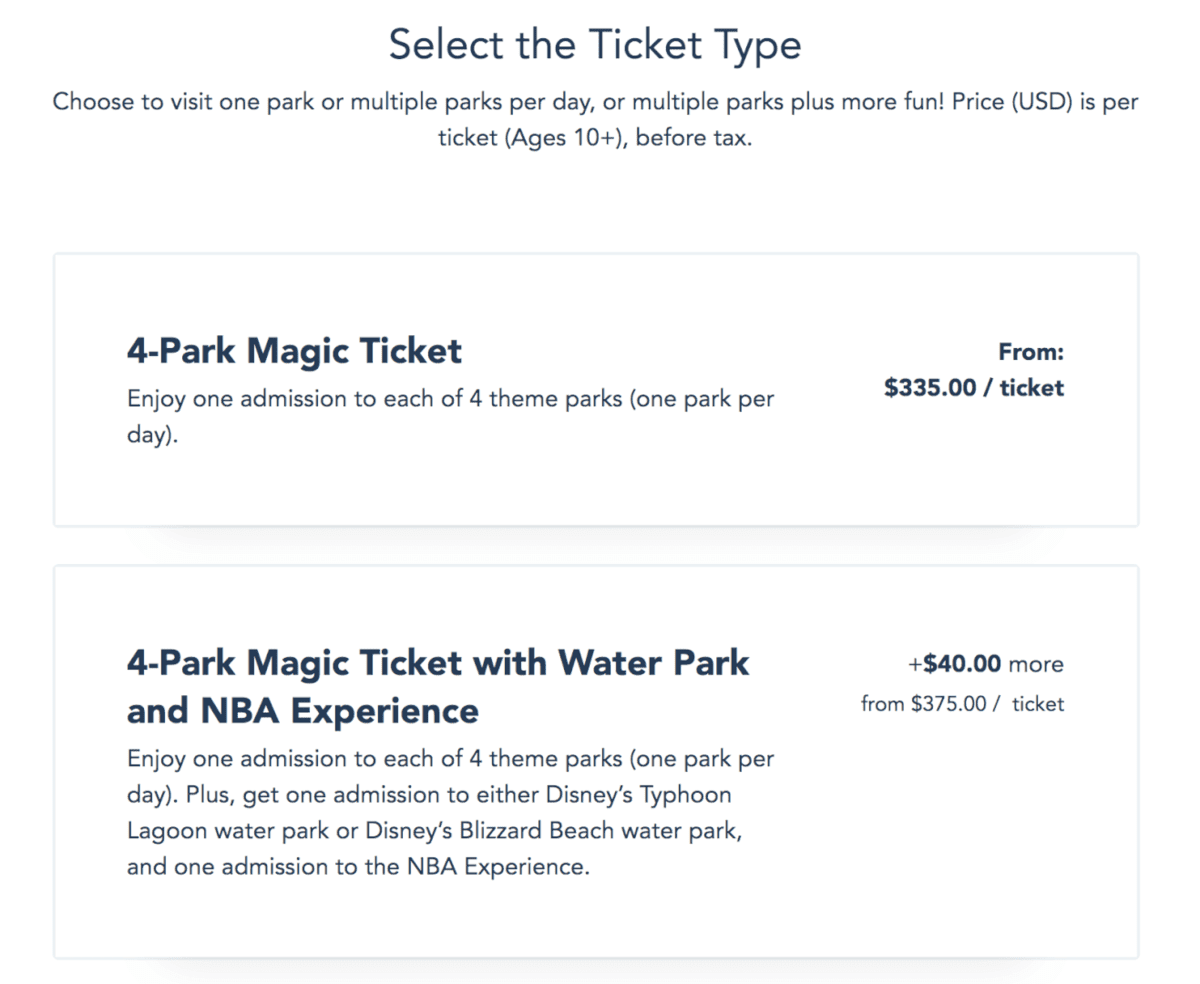 The 4-Park Magic Ticket Returns to Walt Disney World!