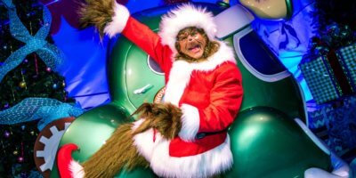 The Grinch Shocks Disney Guests, Found in Cop Car at Theme Park