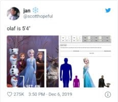 Olaf's Height Surprises "Frozen" Fans - Inside the Magic