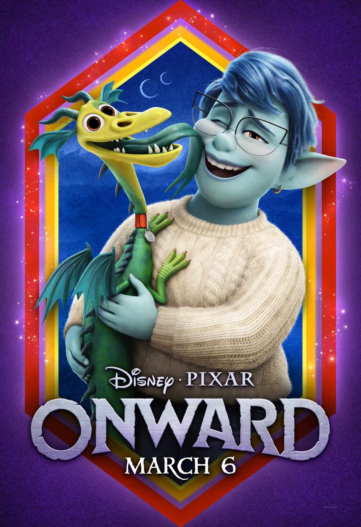 Disney Pixar's Onward Character Posters and New Official Trailer
