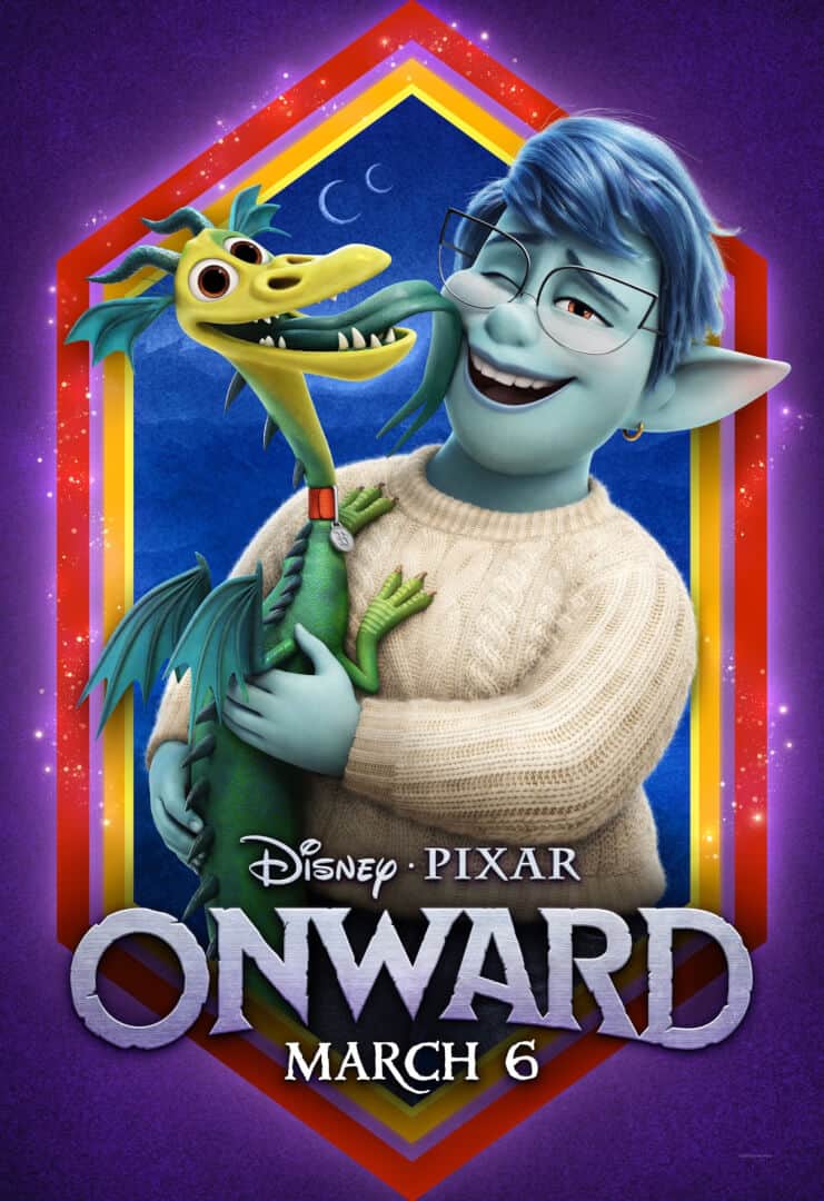 Disney Pixar's Onward Character Posters and New Official Trailer