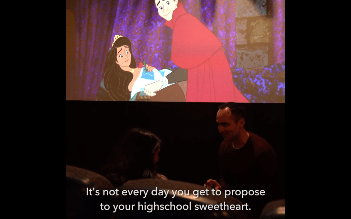 Guy Hacks Girlfriend's Favorite Disney Movie to Create Epic Proposal ...