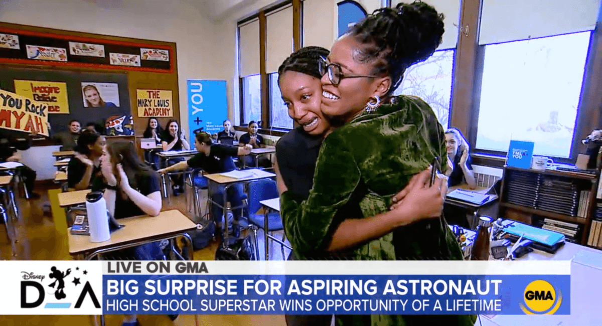 Disney Makes Aspiring Teen Astronaut's Dreams Come True