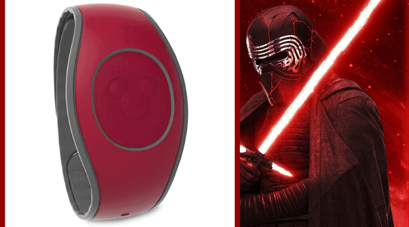 Disney World's NEW Dark Red MagicBand Perfect for "Star Wars" Fans!