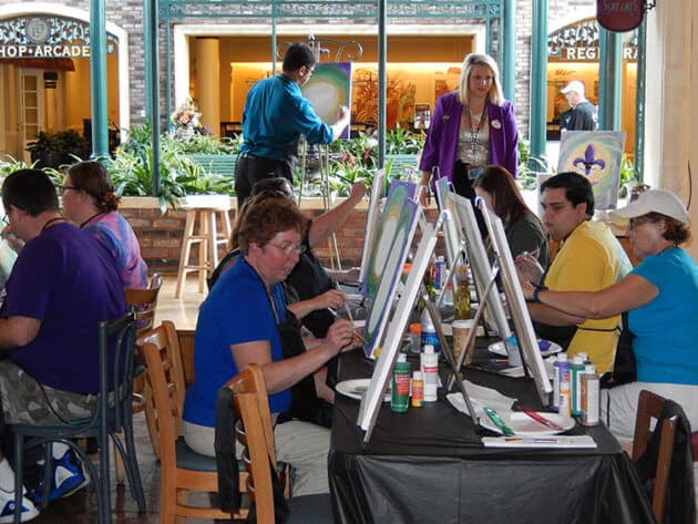 Planning a Romantic Disney Trip? Try THIS Fun Date Idea - Painting at a ...