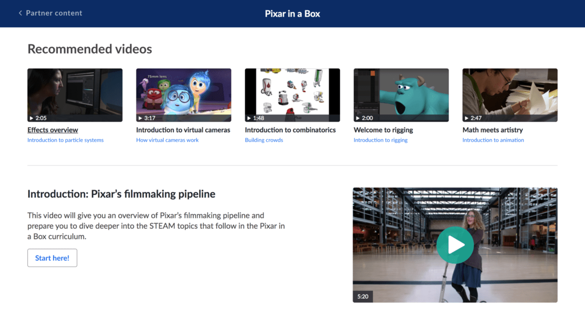 Unleash Your Inner Animator with Khan Academy's "Pixar in a Box ...