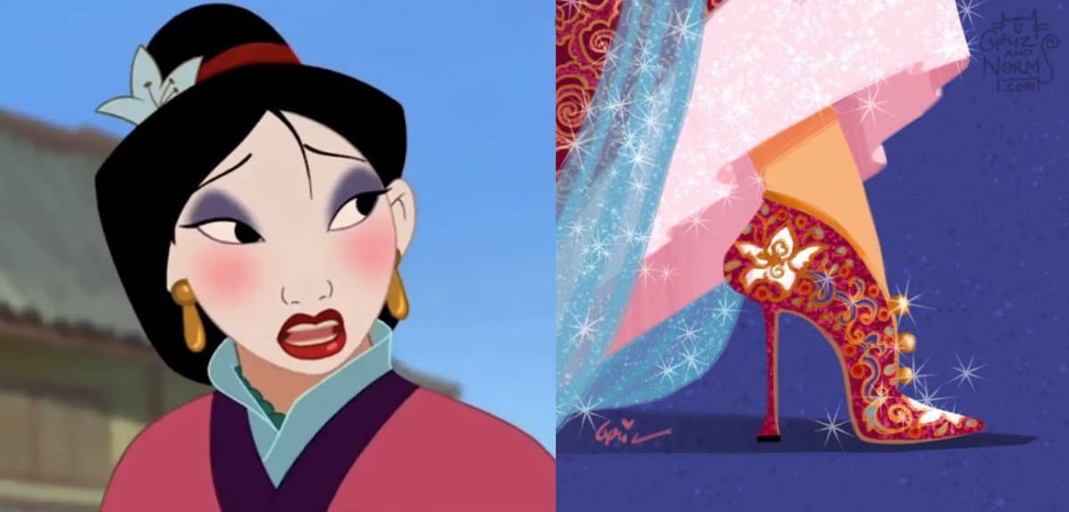 Disney Princesses + Designer Shoes = A Match Made in Animation Heaven ...