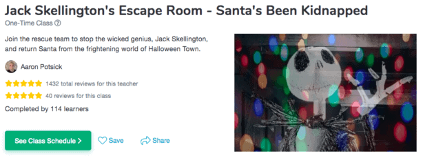 Help Save Santa Claus in this Nightmare Before Christmas Themed Digital ...