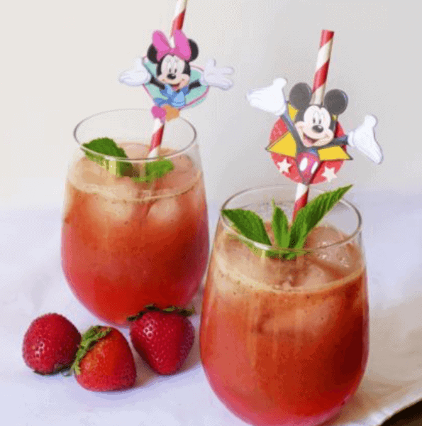 DIY Disney Drinkin': Strawberry Basil Mint Lemonade Recipe