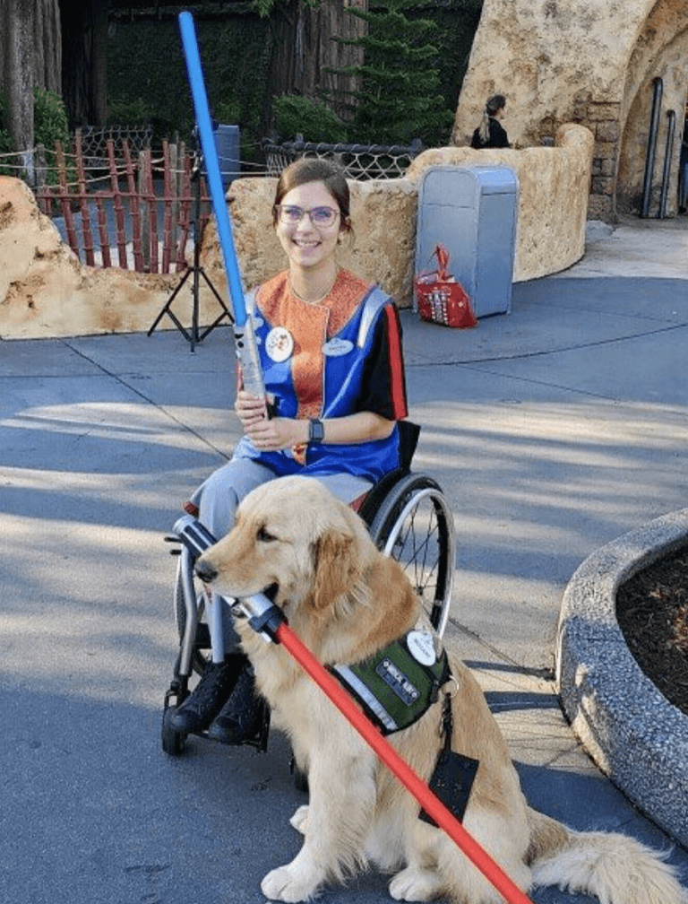 Did You Know Service Dogs Are Cast Members, Too? Meet This Magical Duo!