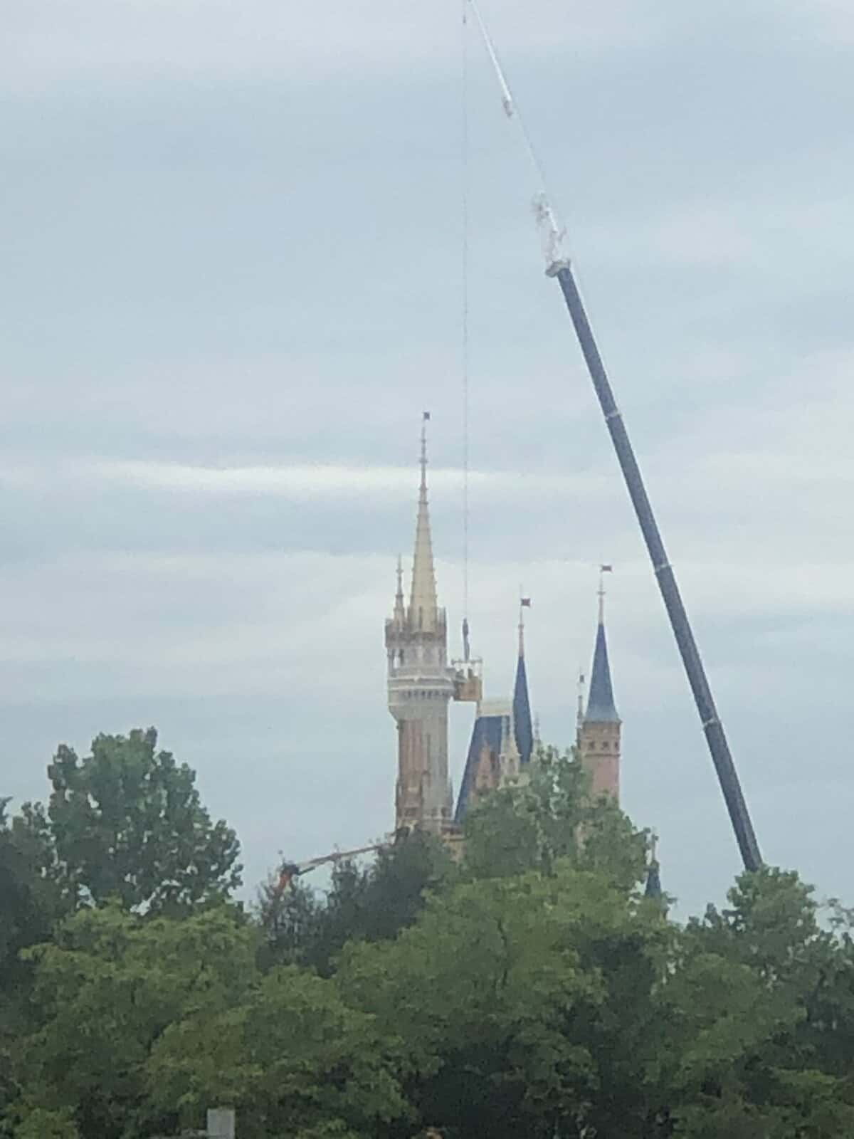 Disney Resumes Pink Castle Makeover - Inside the Magic