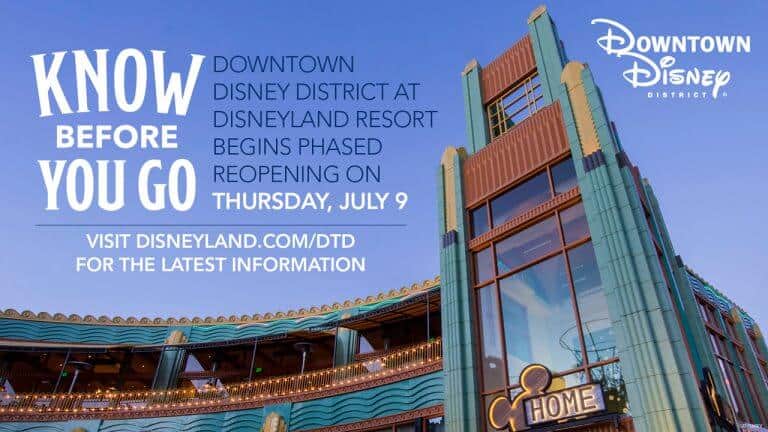 Disney Shares More Downtown Disney Reopening Details