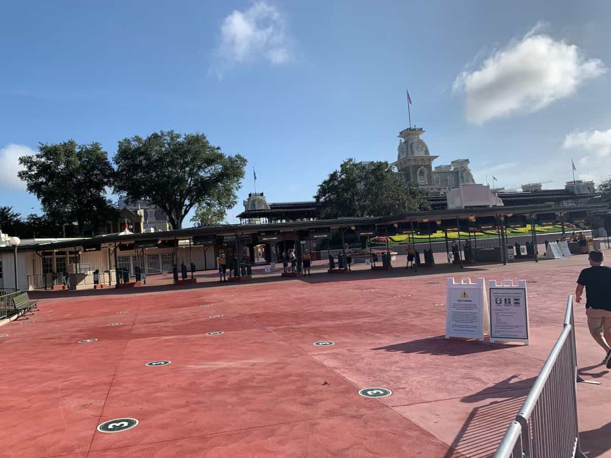 Photos of Magic Kingdom at Disney World Reopening