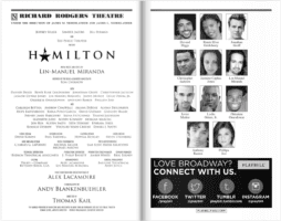 Browse the Hamilton Playbill for Disney+