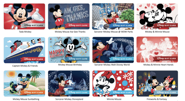 Give a Gift of Disney Magic With Newly Designed Gift Cards