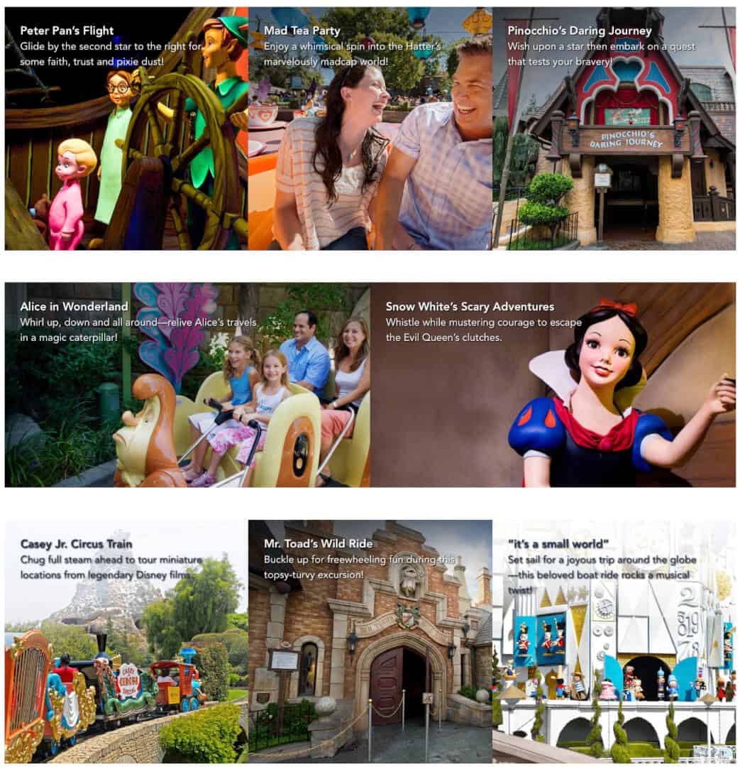 Guide to Fantasyland at Disneyland