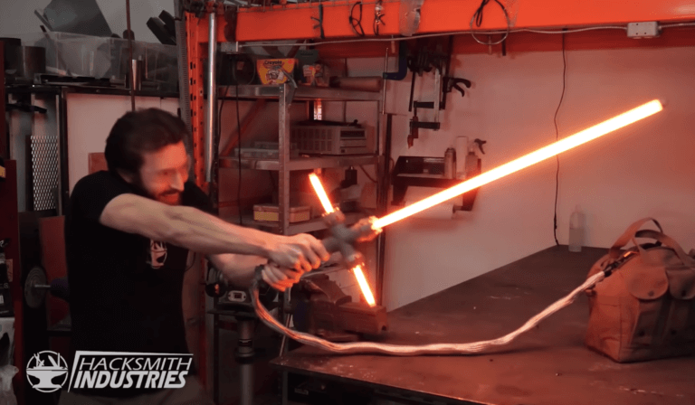 VIDEO: Hacksmith Industries Built a REAL Lightsaber