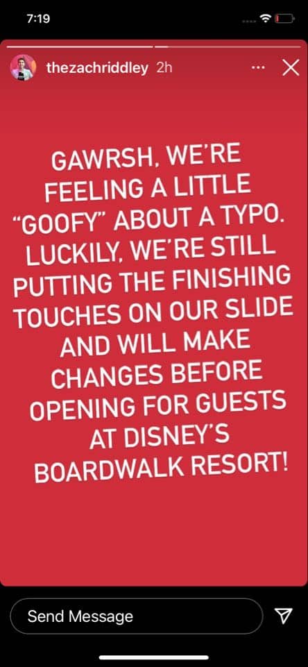 BoardWalk Pool Renovation Continues, But Disney Misspells Name