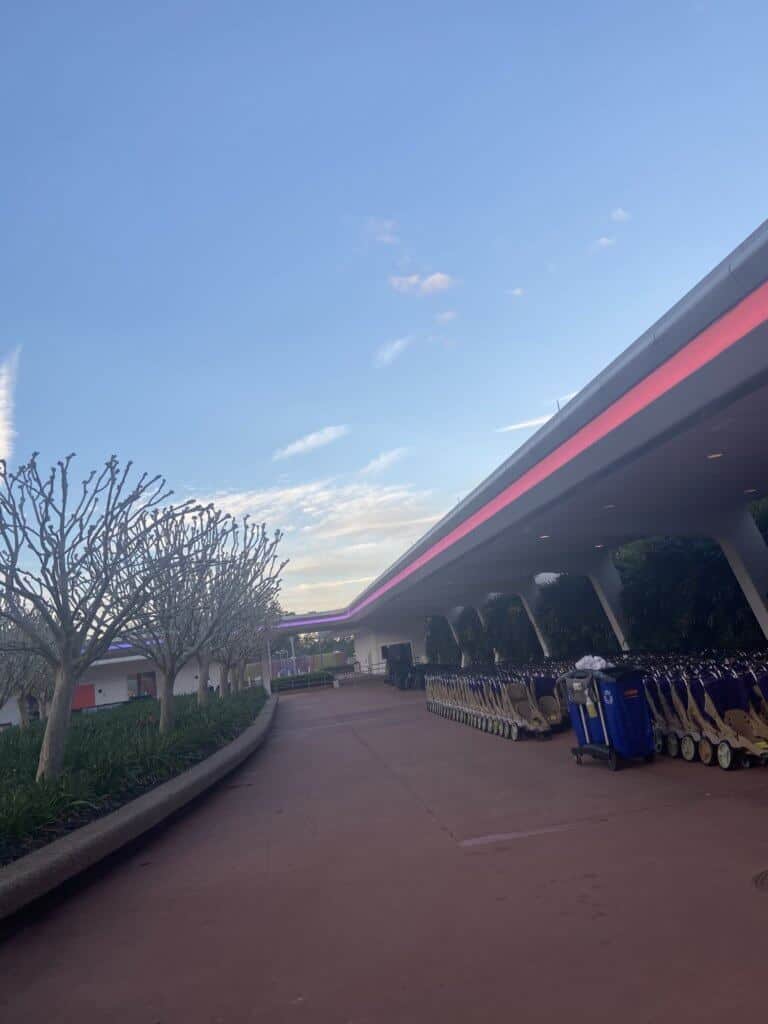EPCOT Debuts New Lighting Near Spaceship Earth