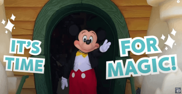 Mickey Mouse 'Opens Up the Gates' at Disneyland!