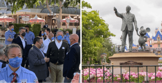 Disney Executives Greet Guests on Main Street, U.S.A!