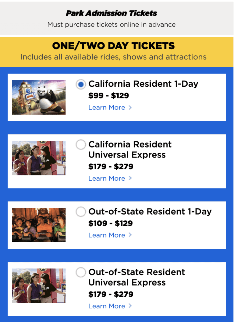 Out-of-State Guests Can Now Buy Universal Studios Tickets Online!