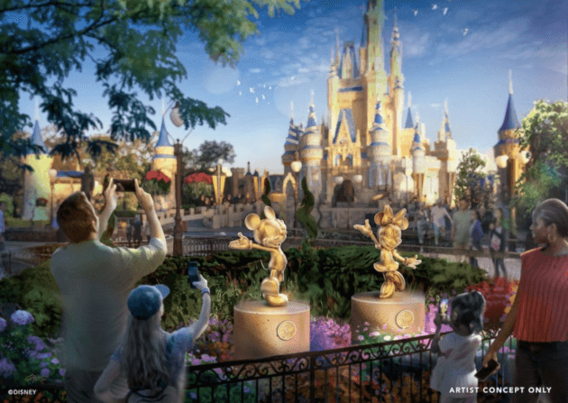 Disney Launching First-Ever Interactive Character Statues For 50th!
