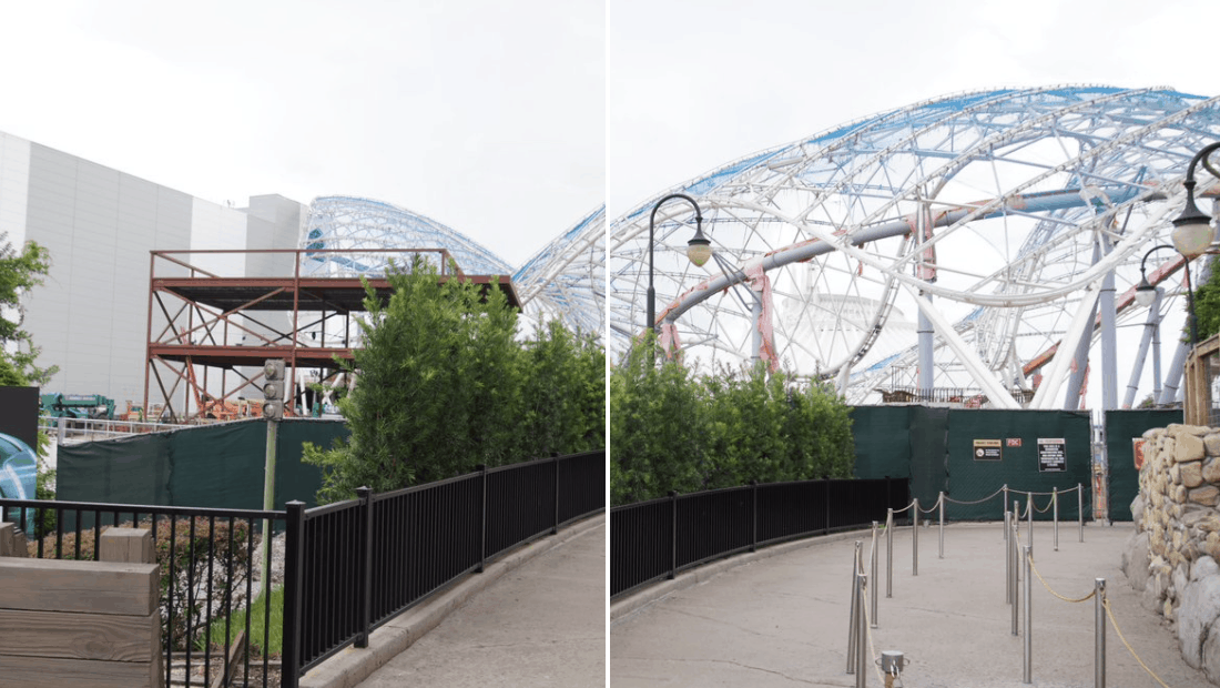TRON Attraction Attempts to Hide Massive Show Building From Magic ...