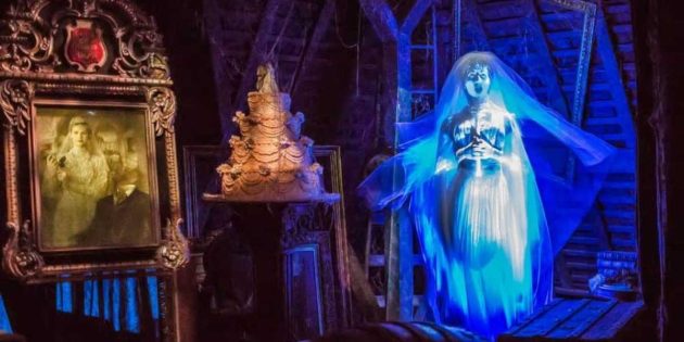 The Creepy Backstory of the Haunted Mansion’s Black Widow Bride