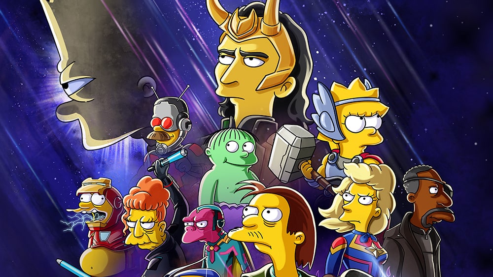 Simpsons & Disney Characters Collide in New Disney+ Short Film